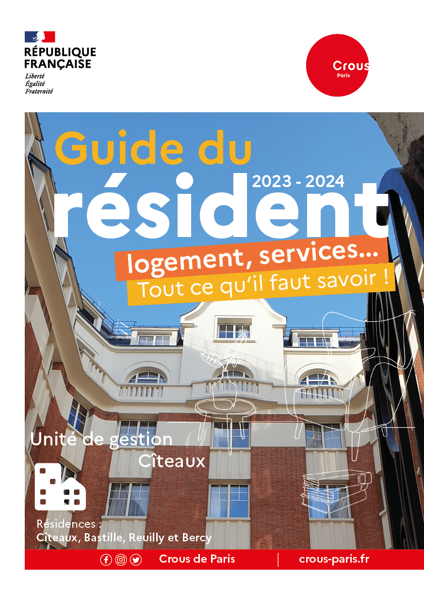 Je suis résident Crous - Crous Paris