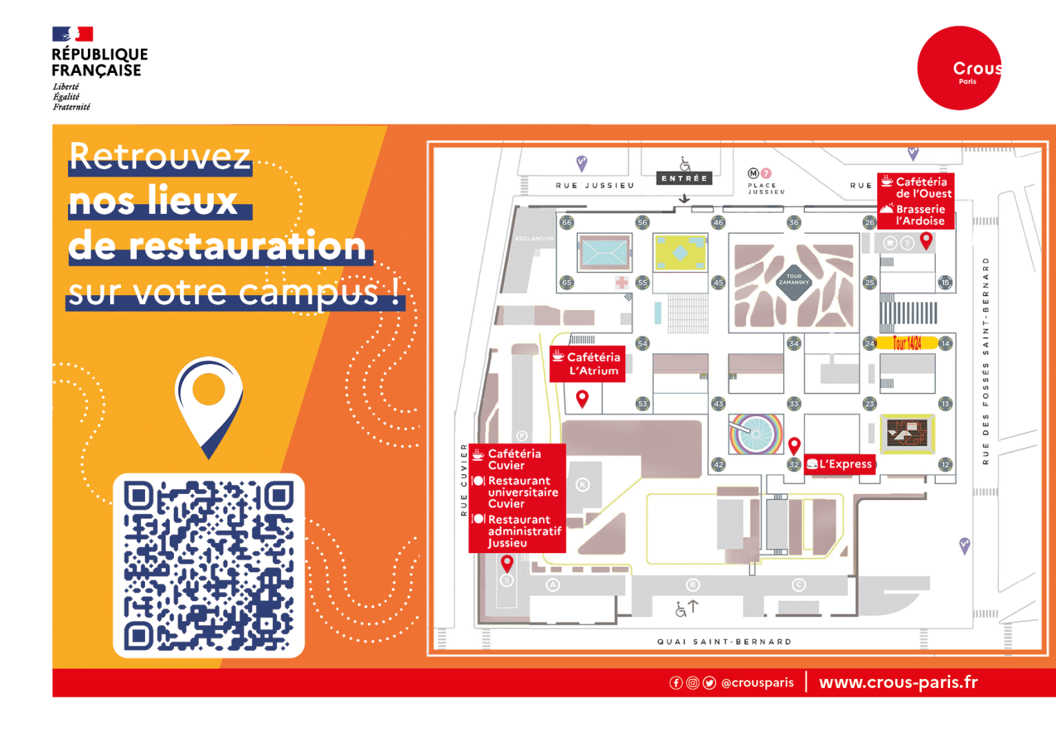 Nos Lieux de restauration sur les campus - Crous Paris