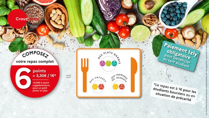 Payer son repas - Crous Paris