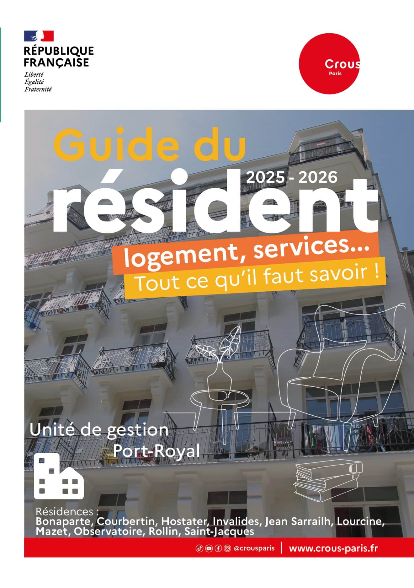 Je suis résident Crous - Crous Paris