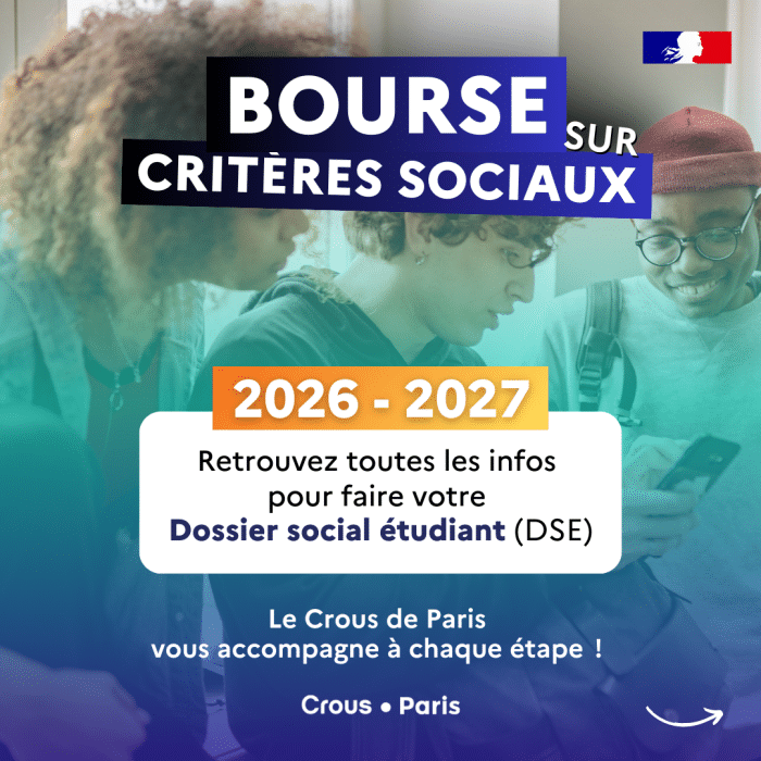 Faire une demande de bourse - Crous Paris